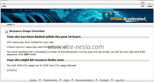 Solusi Error 508. Resource Limit Is Reached Pertama Kali Ngalamin Nih